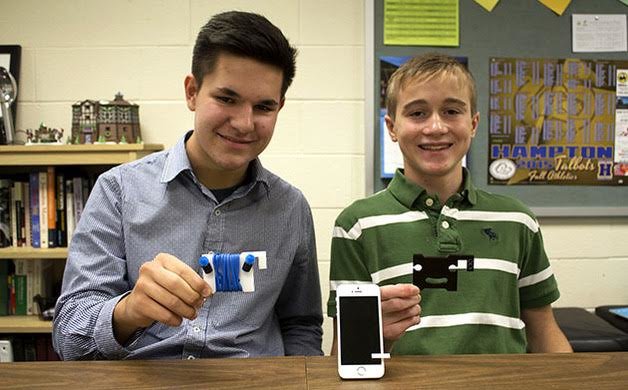 Hampton teens launch tech startup Smile Stand, bringing hands-free ...