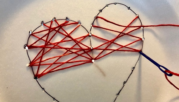 Maker Monday: String Art Stitch Cards | Pittsburgh is Kidsburgh